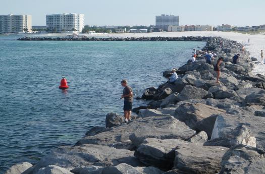 Destin East Pass Jetty Fishing